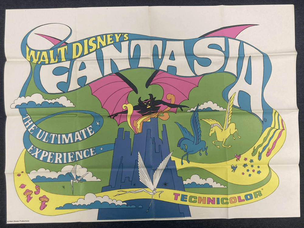 Fantasia - UK Quad Poster 1970