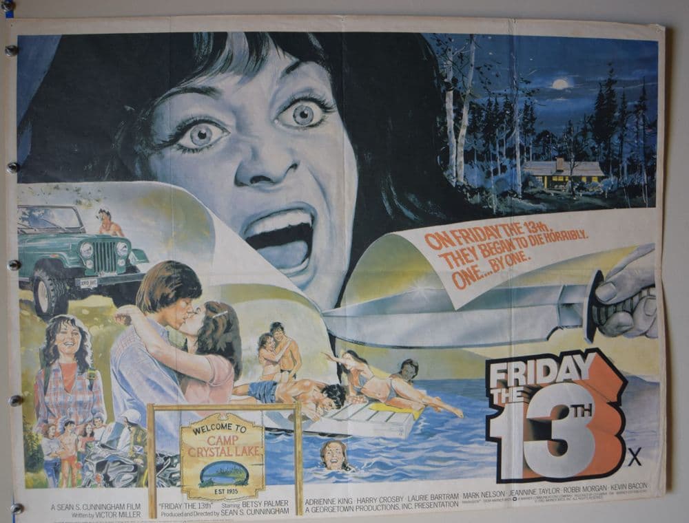 Friday the 13th Horror Poster - UK Quad