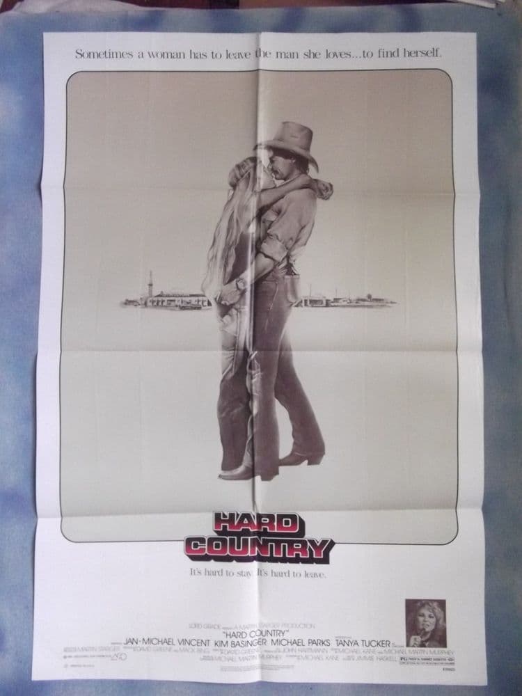 Hard Country Original Movie Poster Jan-Michael Vincent Kim Basinger 81