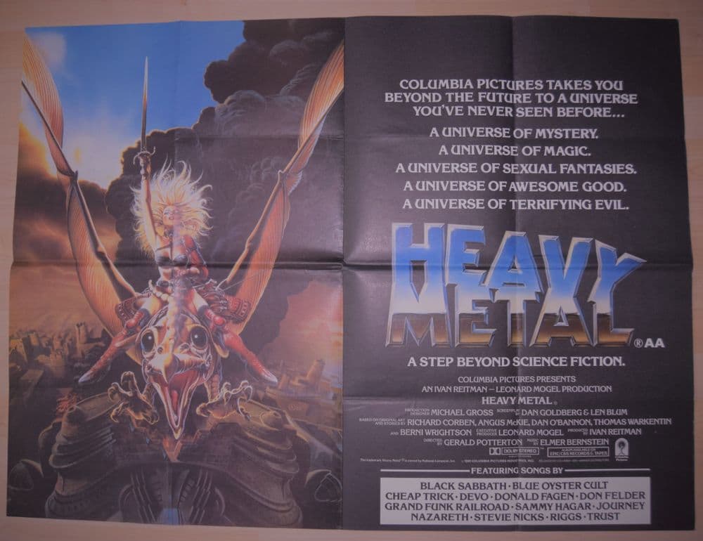 Vintage Movie Poster - Heavy Metal 1981 | UK Quad Poster