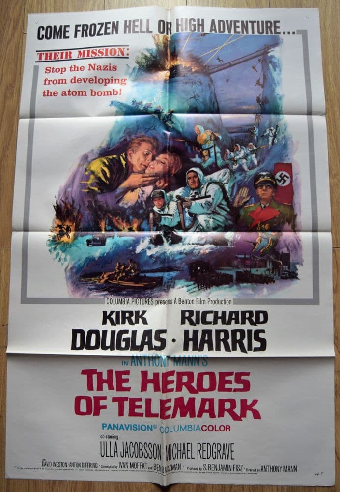 Heroes of Telemark Film Poster One Sheet