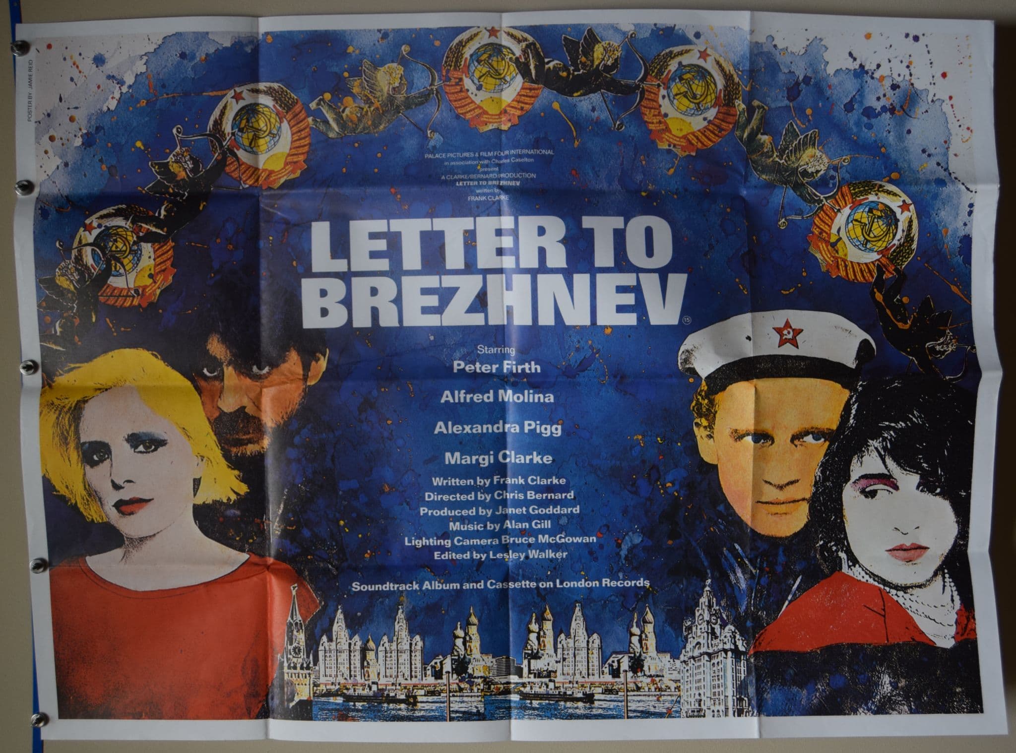 Letter to Brezhnev 1985 Film Poster - UK Quad