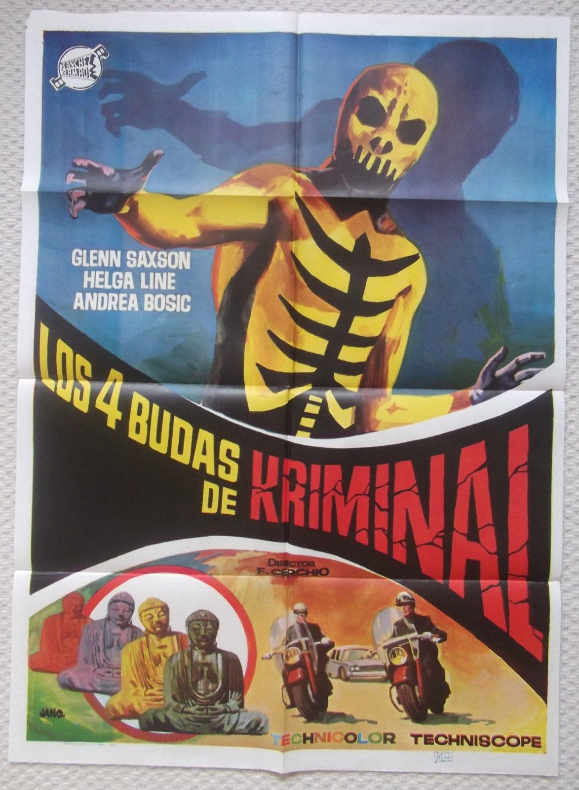 Los 4 Budas de Kriminal / Four Buddhas of Kriminal Glenn Saxson JANO Art 68