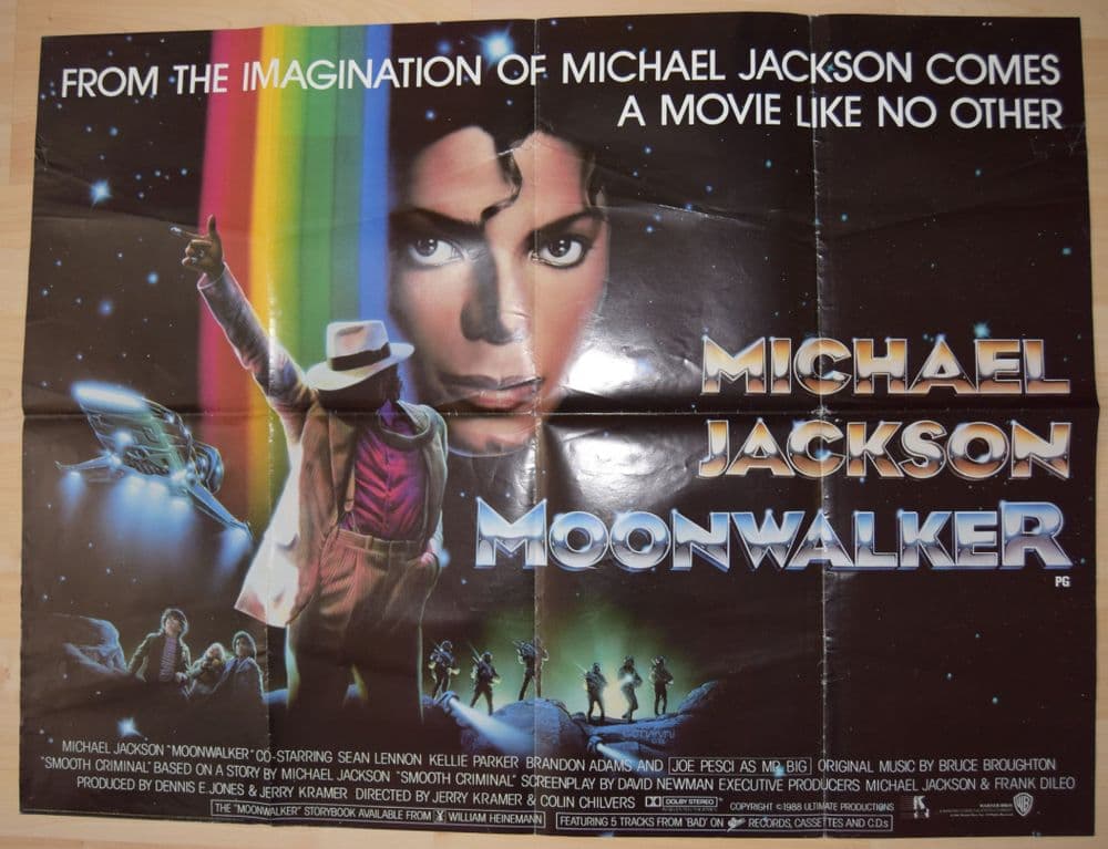 Movie Posters - Moonwalker | Michael Jackson | British Quad Poster