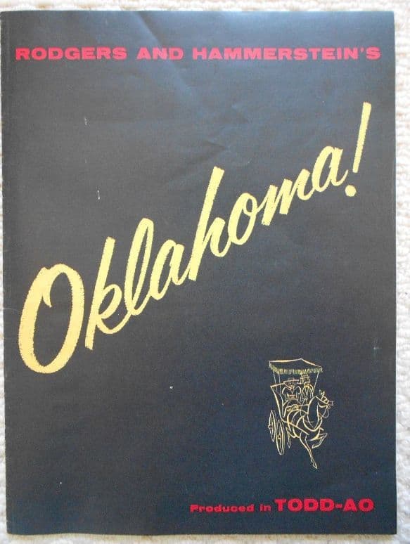 Oklahoma Official Souvenir Booklet Gordon MacRae Shirley Jones 55