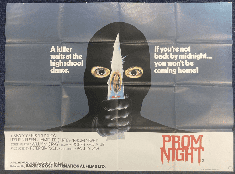Prom Night- UK Quad Film Poster Jamie Lee Curtis 1