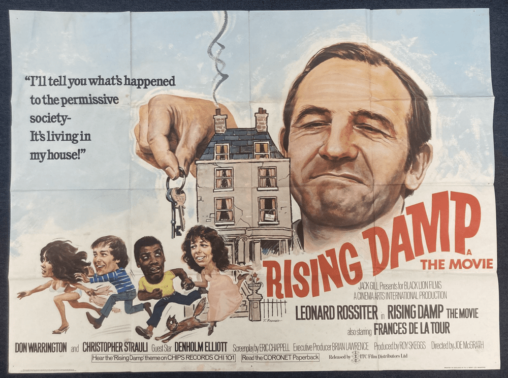 Rising Damp - UK Quad Film Poster Leonard Rossiter 1