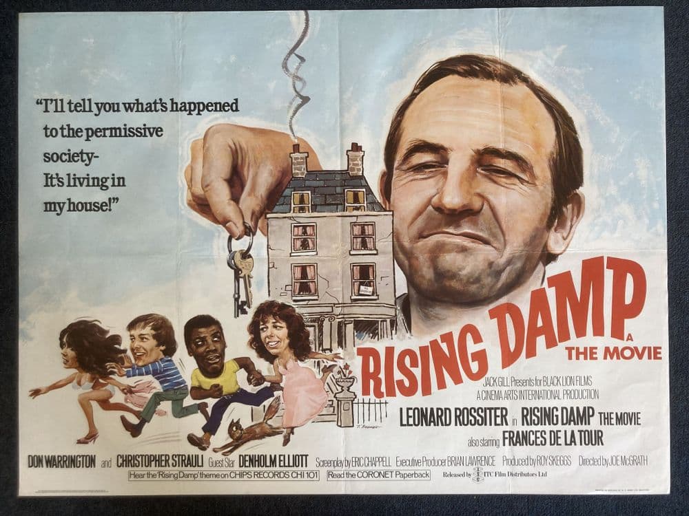 Rising Damp - UK Quad Film Poster Leonard Rossiter