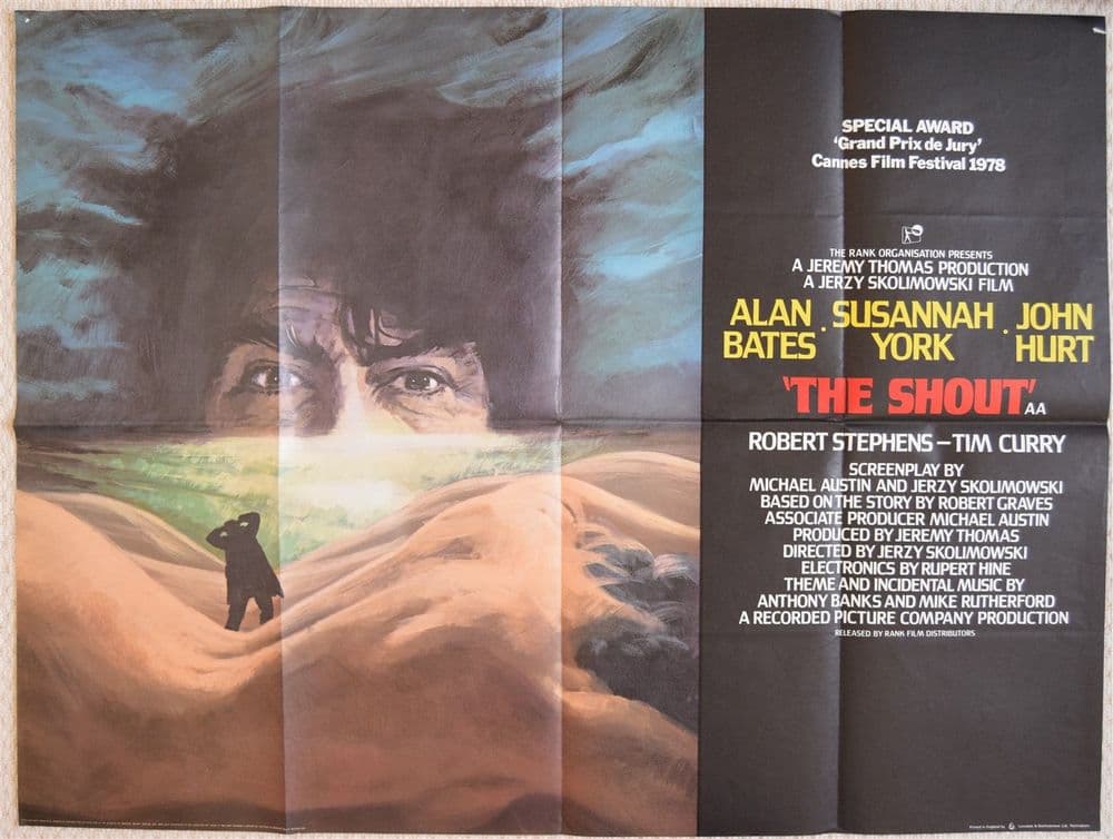 Shout original UK Quad Poster Alan Bates Susannah York John Hurt Horror ...
