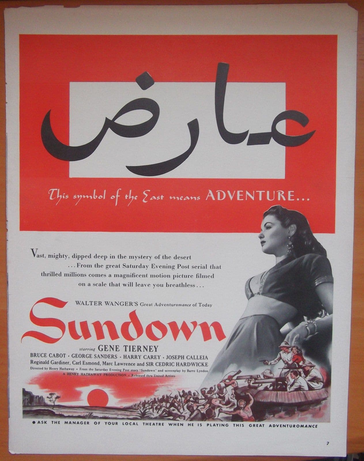 Sundown 1941 - Vintage Trade Ad