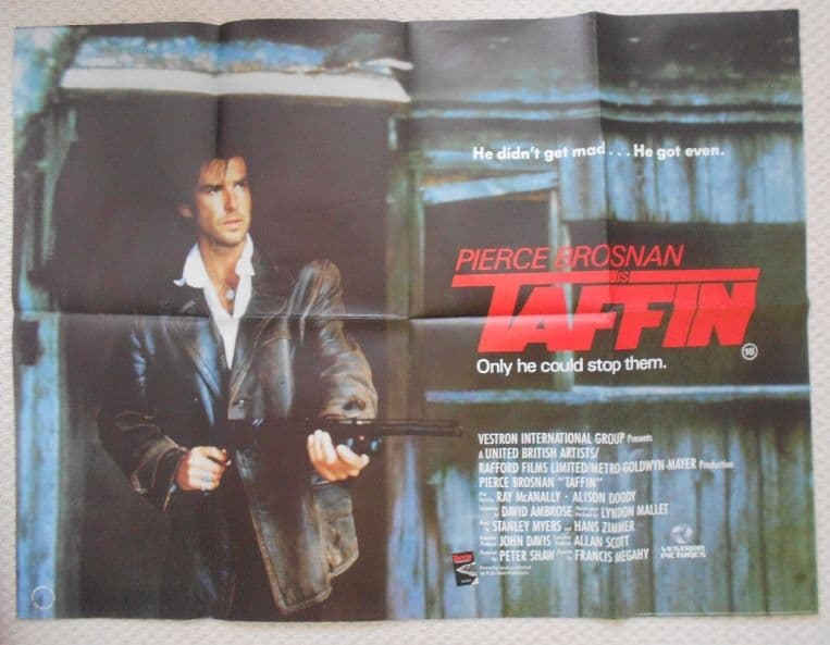 Taffin Original UK Quad Poster Pierce Brosnan 88