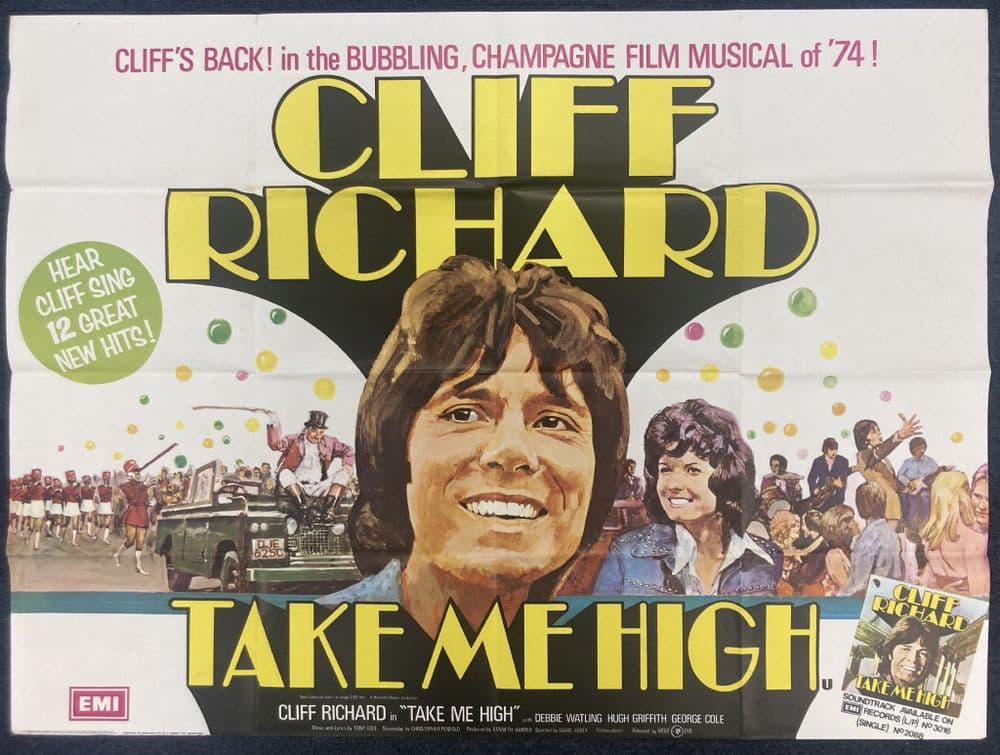 Take Me High - UK Quad Poster Cliff Richard