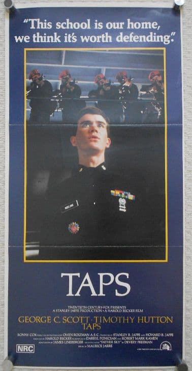 Taps Original Australian daybill Timothy Hutton Tom Cruise Sean Penn 81