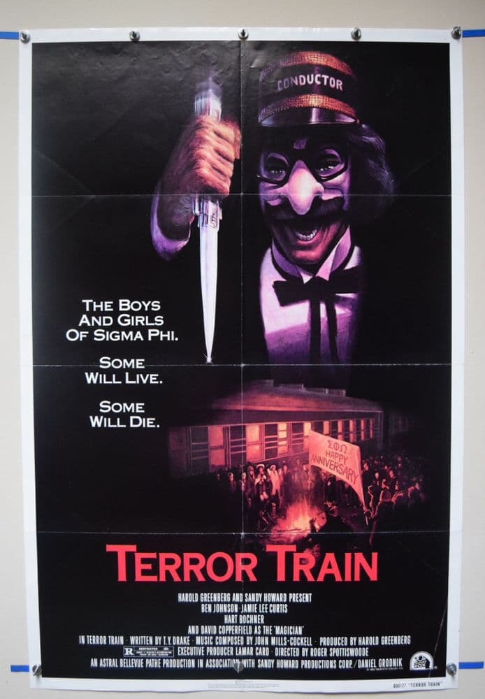 Terror Train 1980 Horror Poster Jamie Lee Curtis - US One Sheet