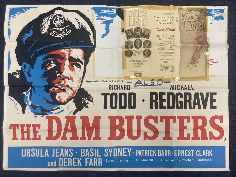 The Dam Busters - UK Quad Poster Richard Todd