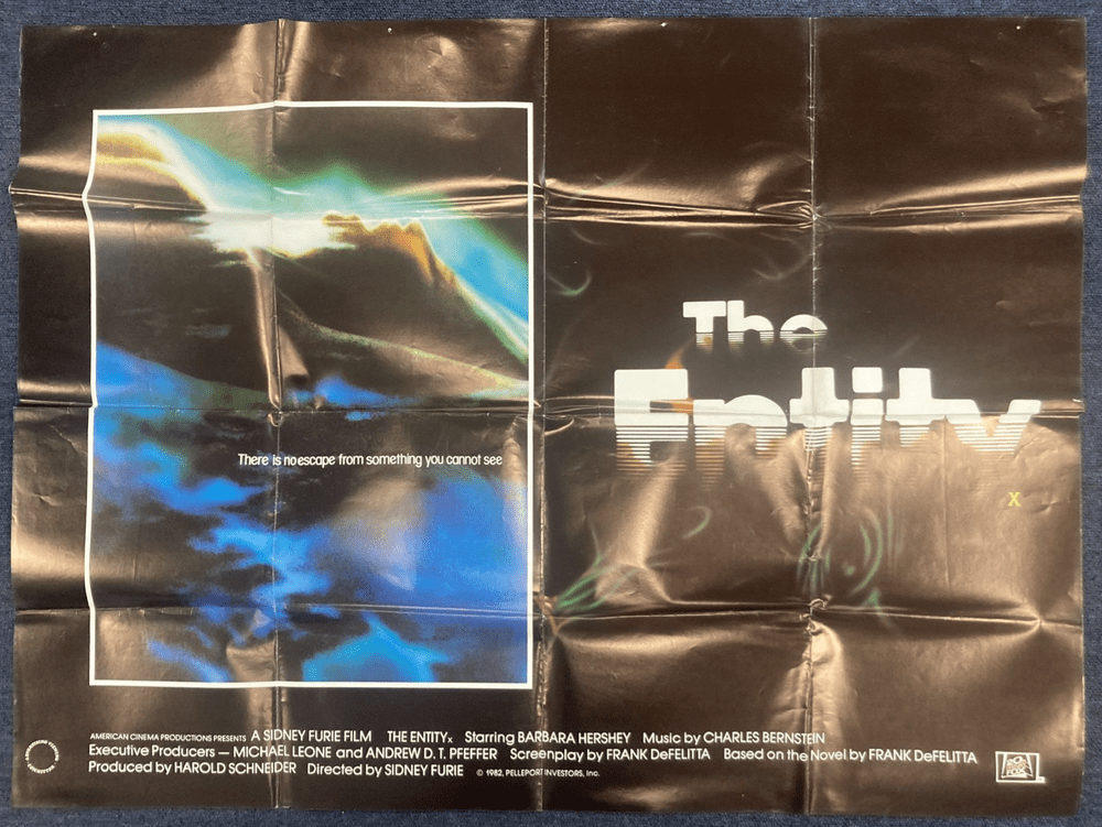 The Entity - UK Quad Film Poster Barbara Hershey