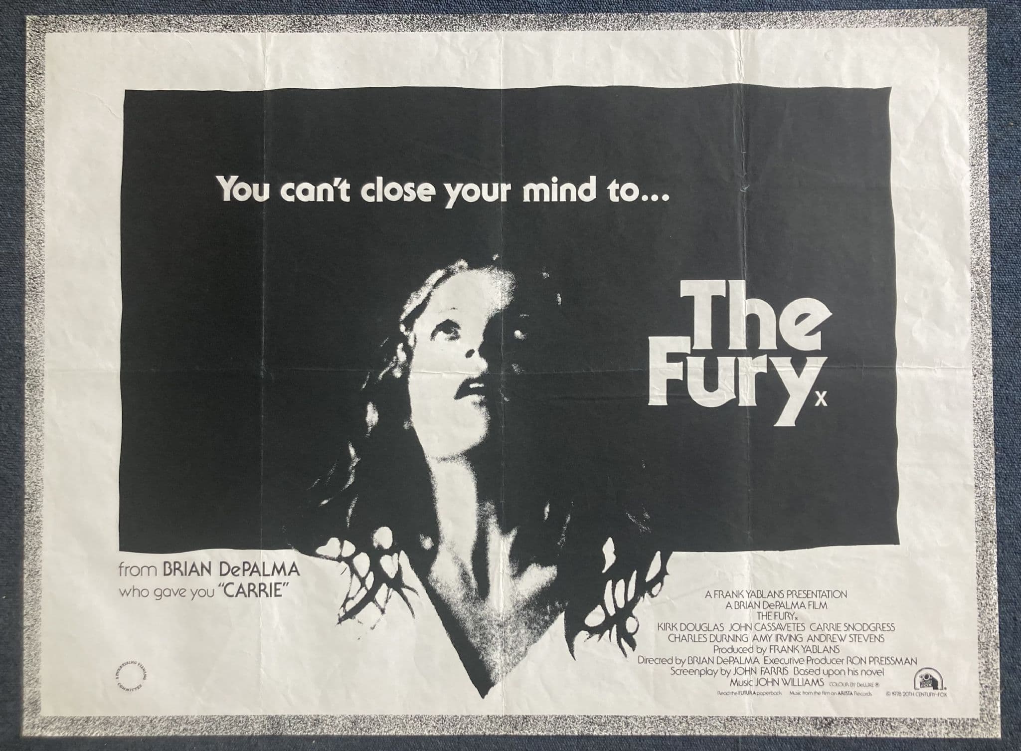 The Fury 1978 Poster
