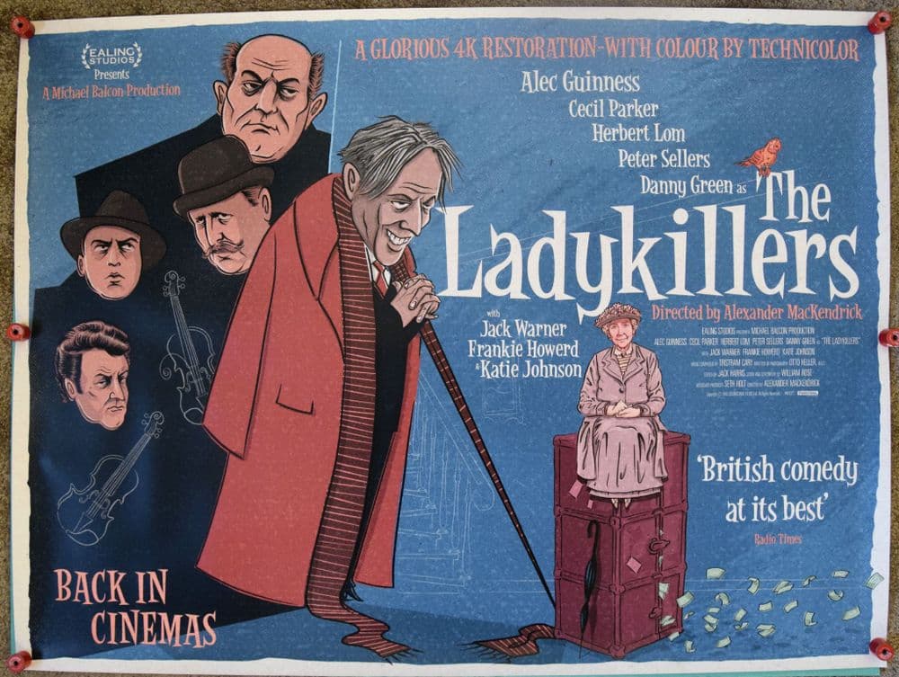 The Ladykillers - UK Quad Poster Ealing Studios
