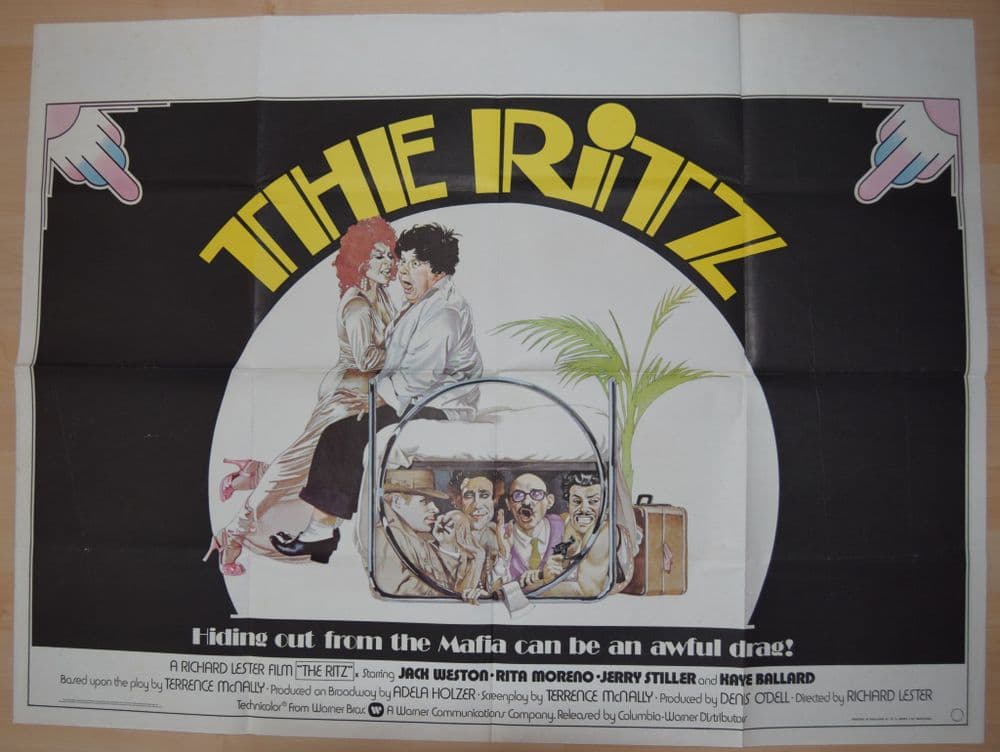 The Ritz - British Quad Film Poster Jerry Stiller