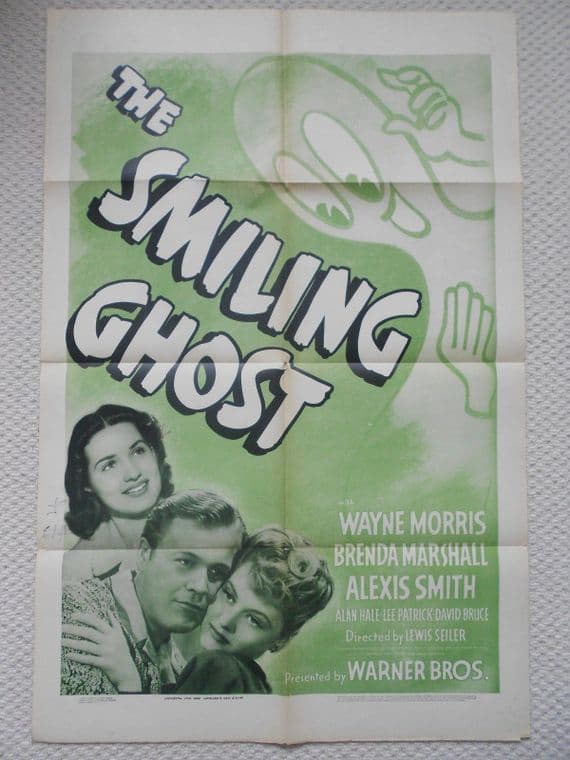 The Smiling Ghost Original Movie Poster Brenda Marshall Wayne Morris 42