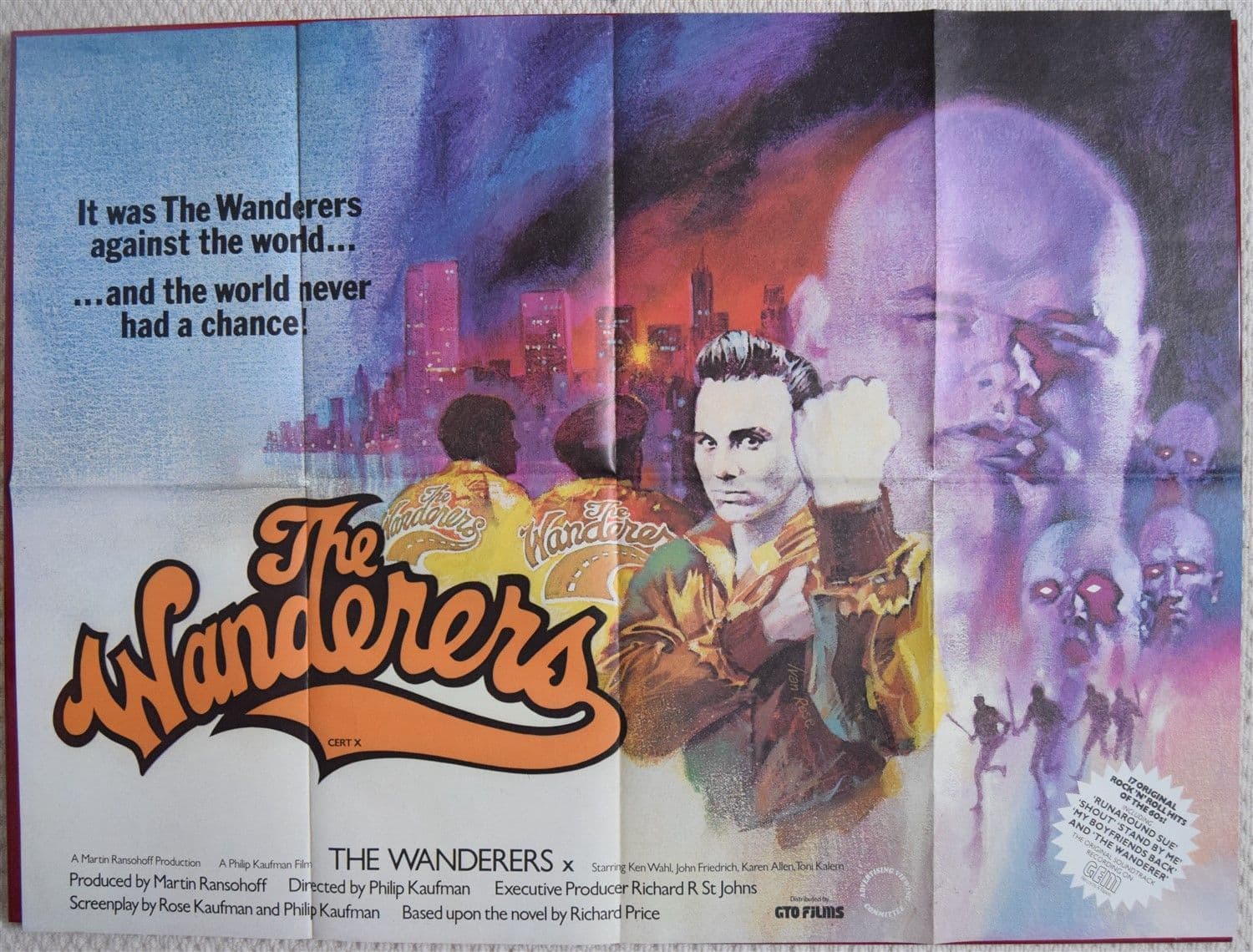 The Wanderers Film Poster UK Quad