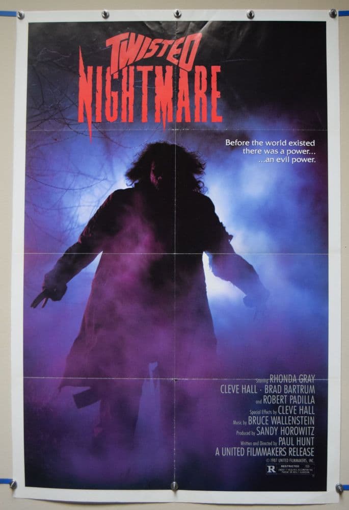 Twisted Nightmare 1987 Horror Poster - US One Sheet