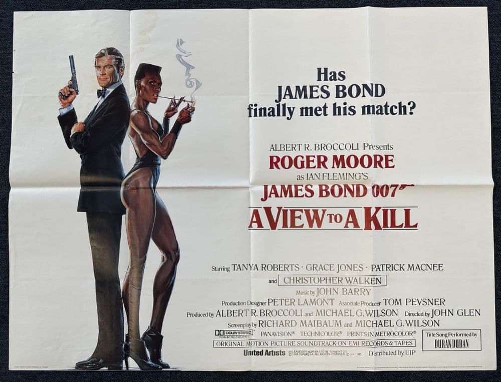 View to a Kill - UK Quad Poster Roger Moore