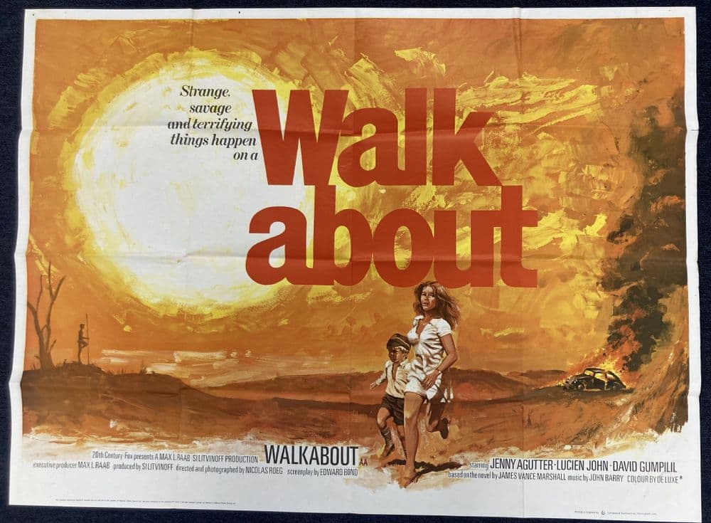 Walkabout - UK Quad Poster Jenny Agutter
