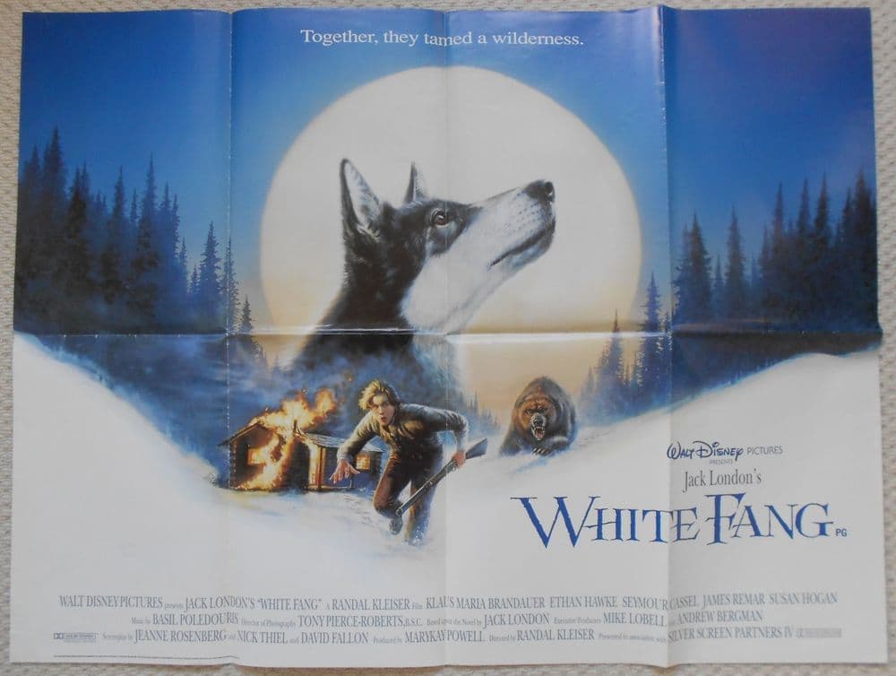 White Fang Original DS UK Quad Poster Walt Disney Ethan Hawke 91