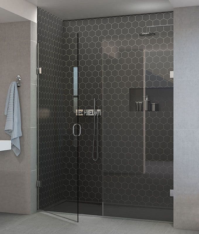 CLEARANCE - The Shower Lab View 03 869-881mm Shower Enclosure - LH Open ...