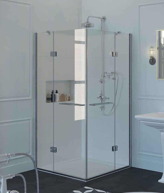 The Shower Lab View 28 Corner Shower Enclosure