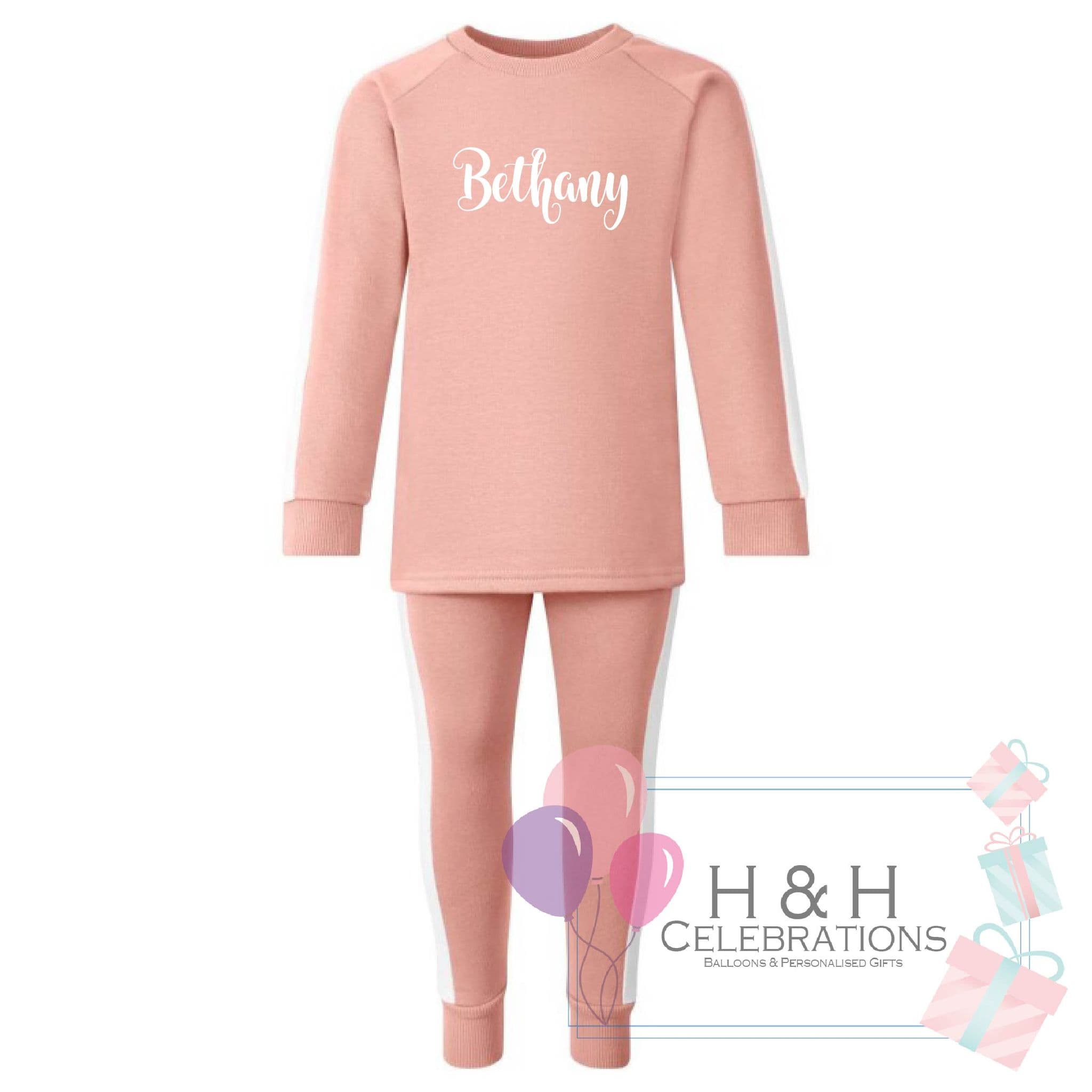 Personalised Children s Side Panel Tracksuit