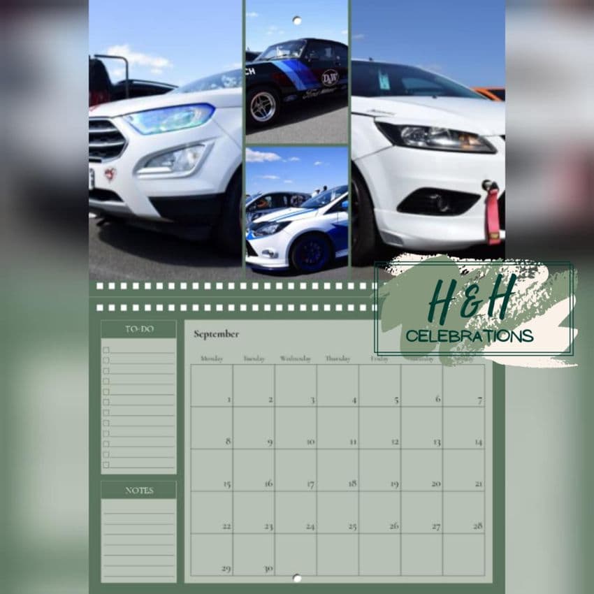 Rolling Oval 2025 Calendar