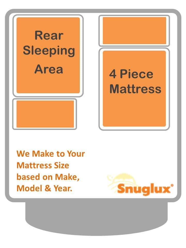 Fitted Sheet - 4 Piece Rear Sleeping Area