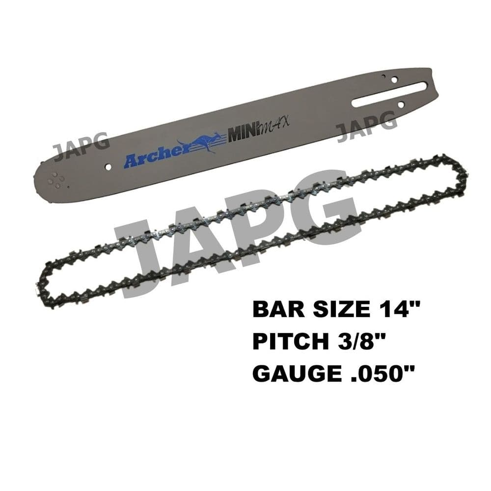 14" Bar & Chain Set Ryobi RCS3335 RCS3535 PCN3335 Chainsaw Part