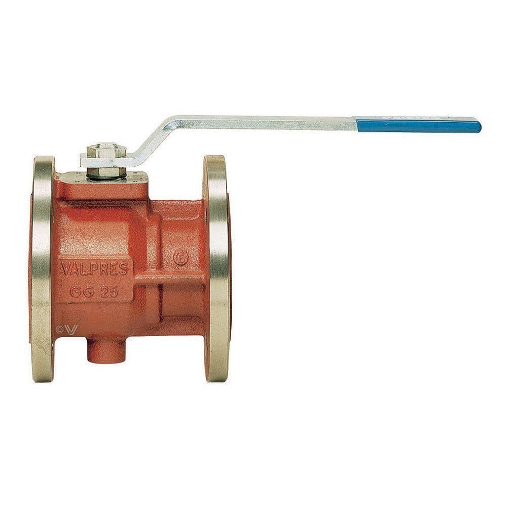 4" 100mm Cast Iron PN16 Valpres Full Bore Lever Operated Ball Valve