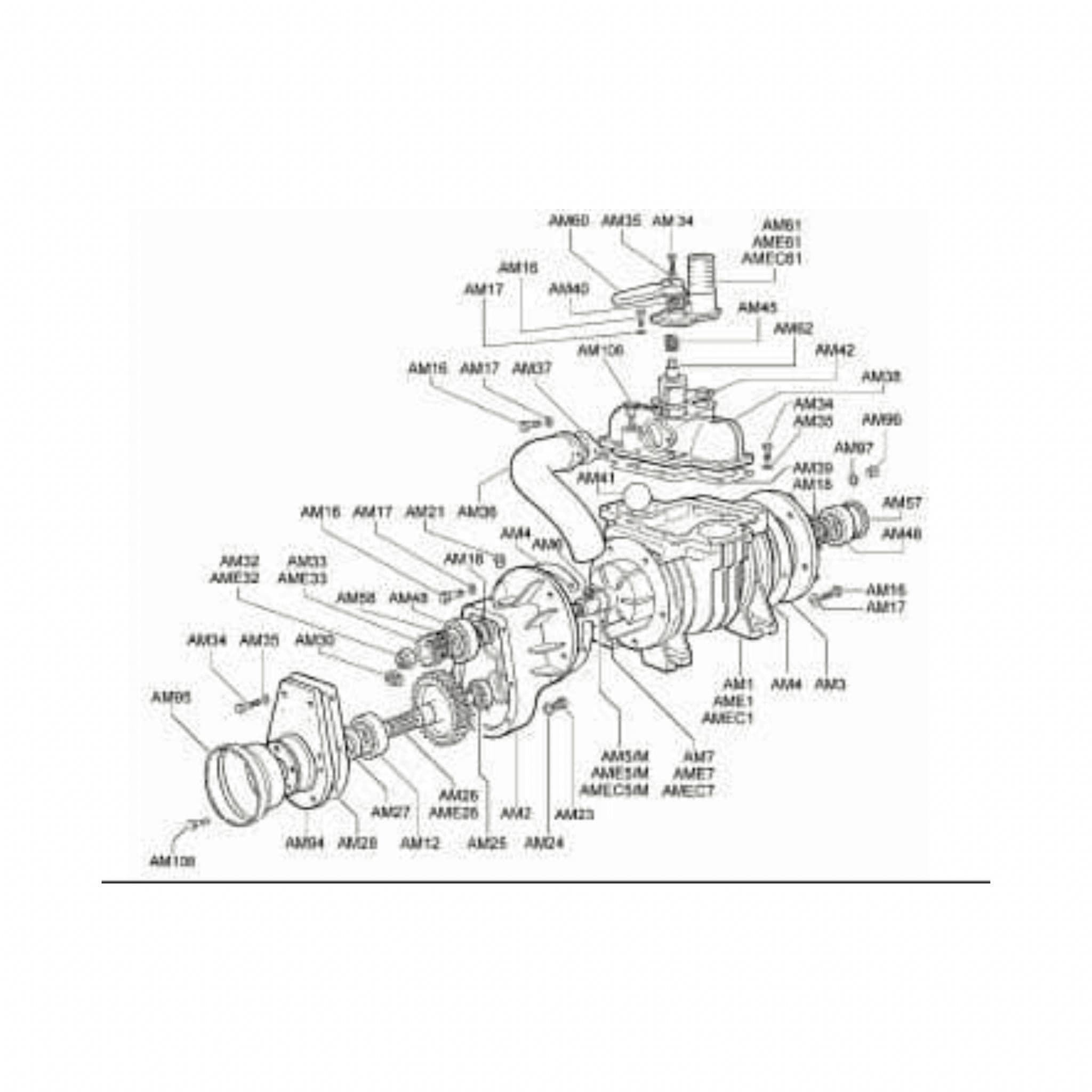 MEC 4000 Repair Kit with Standard Vanes