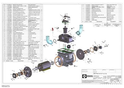 Moro PM Air Cooled Range of Vacuum Pump