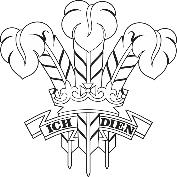 Prince of Wales Feather - Welsh Three Feathers