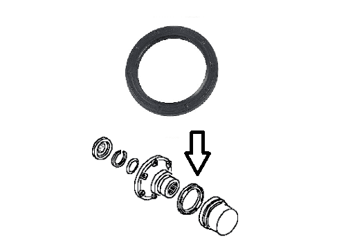 020 Gearbox Drive Cup Seal 020498085G 84-