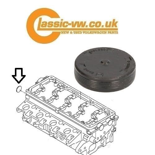 03L103113A Camshaft Bung / Frost Plug 6x32