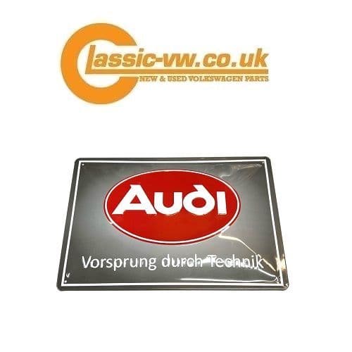 Audi Retro Oval Sign