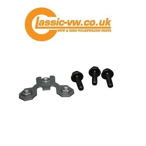 Ball Joint Retaining Plate & Bolts 191407175 & N10127707 Mk2 Golf Jetta ...