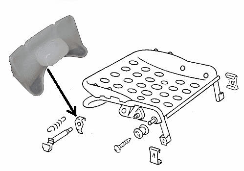 Front Seat Guide 80-92 435881203A