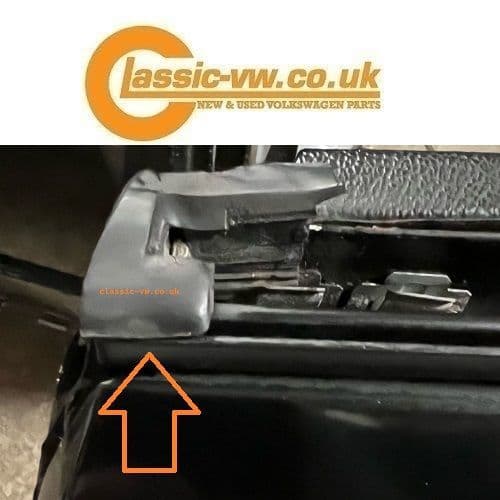 Mk1 Golf Cabriolet Glass Scraper Seal Front External 155837474B