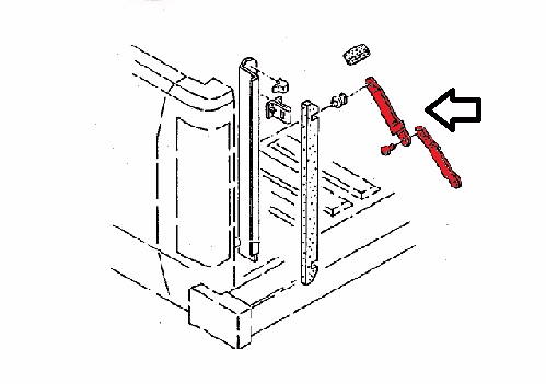 Mk1 Golf Caddy Tailgate Check Strap 179829301