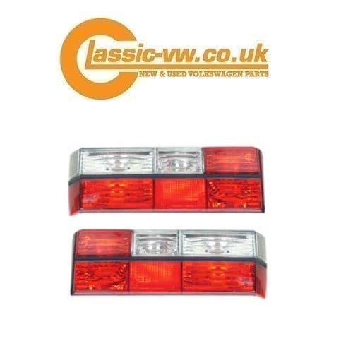 Mk1 Golf Crystal M3 Red/Clear Rear Lights S2