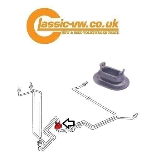 Mk1 Golf Front Chassis Grommet For Brake Pipes / Fuel Lines 171201339