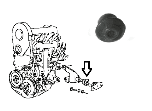 Mk1 Golf Front Engine / Gearbox Mount 171199339 Jetta Caddy Scirocco
