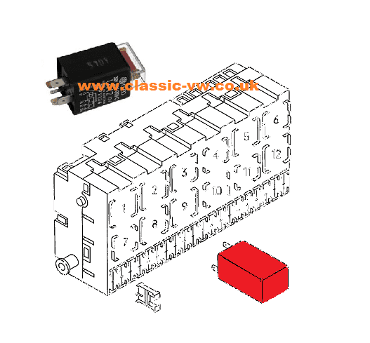 Mk1 Golf K-Jet Fuel Pump Relay 76-82 321906059C